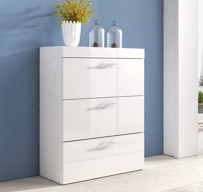 Commode Dalia en couleur blanc